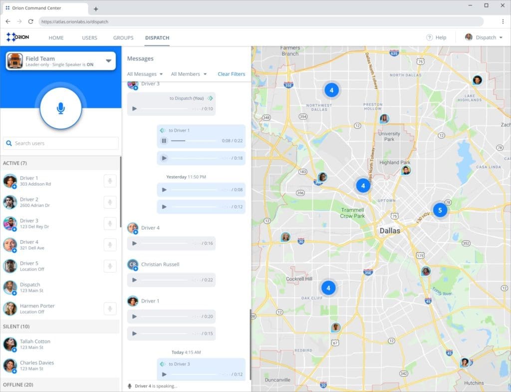 Introducing Orion Dispatch Console: the new standard for the mobile ...