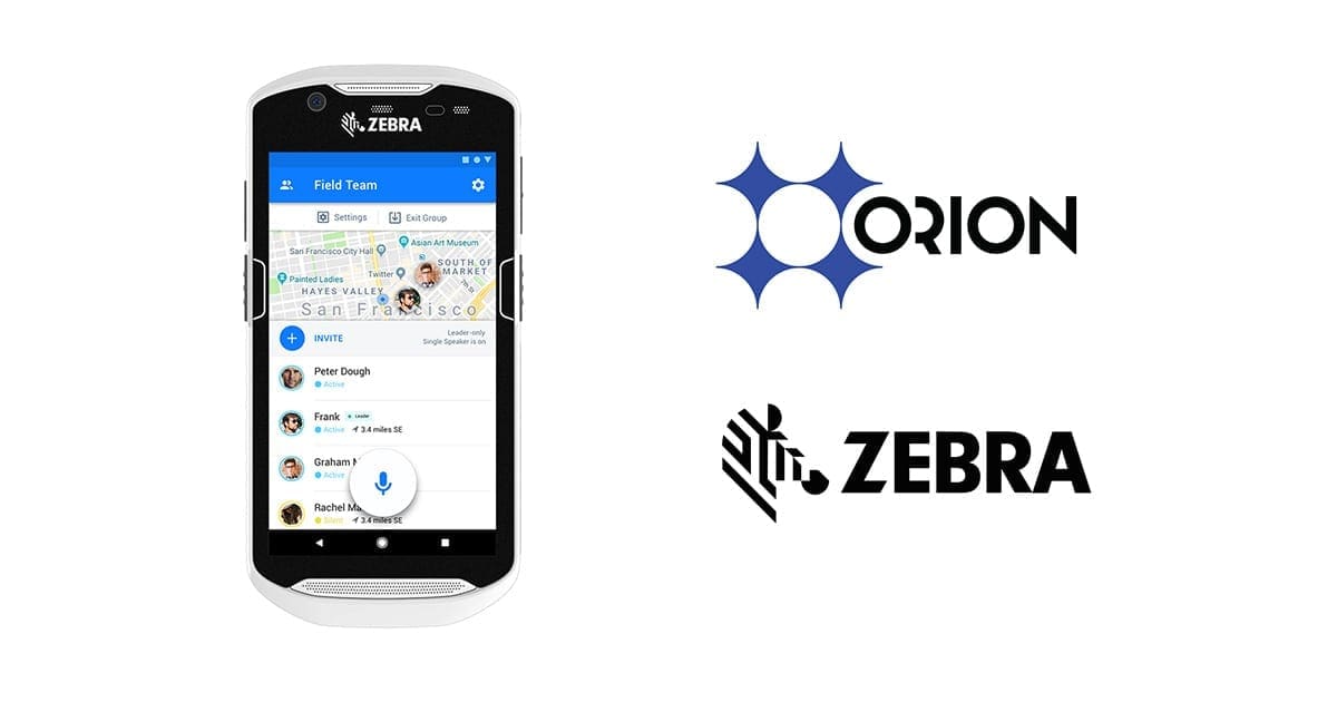 Orion and Zebra partner for digital transformation in retail