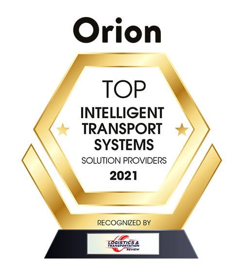 Orion Named “Top 10 Intelligent Transport Systems Solution Provider”