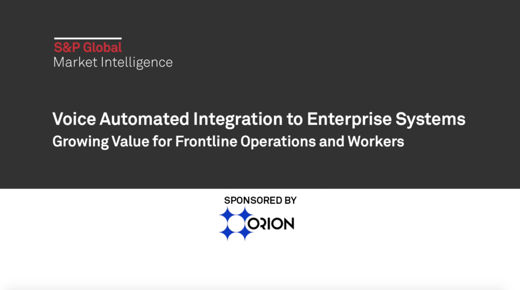 S&P Global: Voice Integrations for Frontline Work